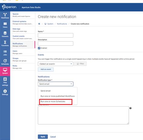 Scheduling In Aperture Data Studio Version 1 Vs Version 2 Experian