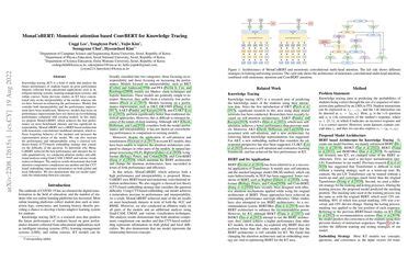 MonaCoBERT Monotonic Attention Based ConvBERT For Knowledge Tracing