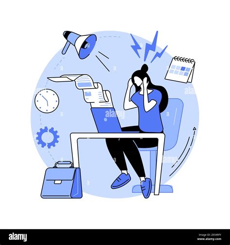 Stress Abstract Concept Vector Illustration Stock Vector Image And Art Alamy