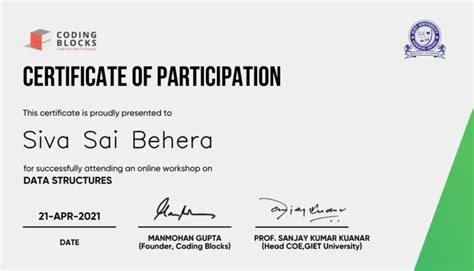 Siva Sai Behera On Linkedin Codingblocks Coding Datastructures