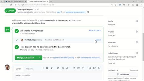 How To Send Build Information To Github And Other Platforms Teamcity