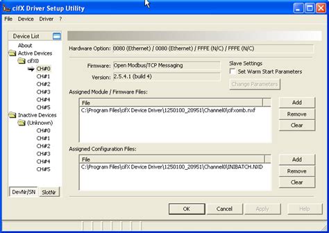 Cifx Mise En œuvre Modbus Tcp Serveur Soloist