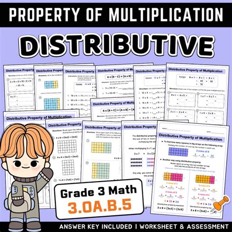 Distributive Property Of Multiplication Array Models And Equations Practice