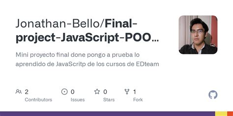 Github Jonathan Bellofinal Project Javascript Poo And Dom Edteam Mini Proyecto Final Done