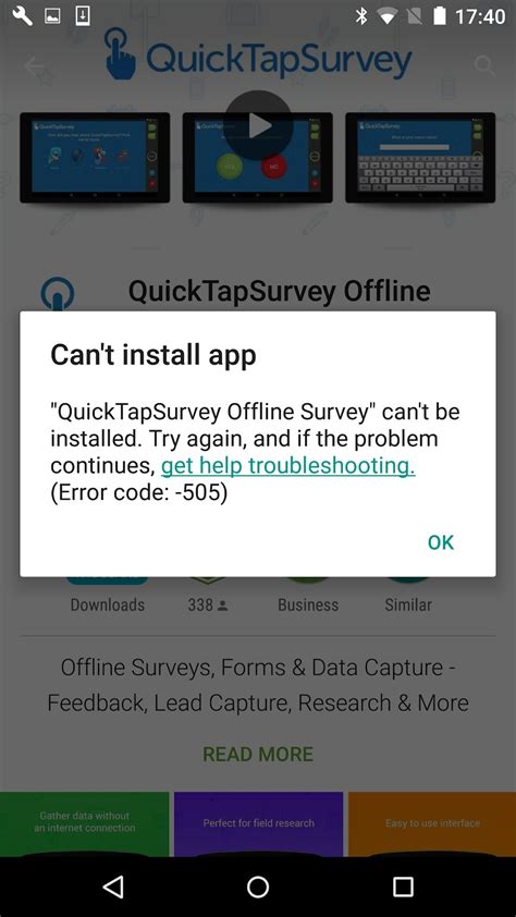 Android Offline Survey App Cant Install App Solution Quicktapsurvey