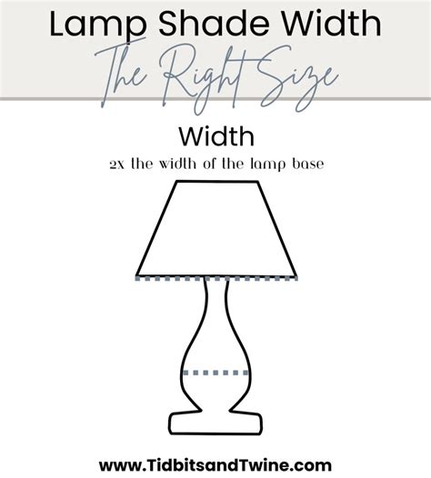 How To Choose A Lamp Shade Tips For A Perfect Fit Tidbits Twine