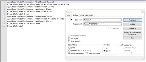Notepad Regex Selecting Full File When Match Is Not Present Stack