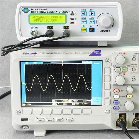 Mini Dds Function Signal Source Generator Digital Signal Generator Dual