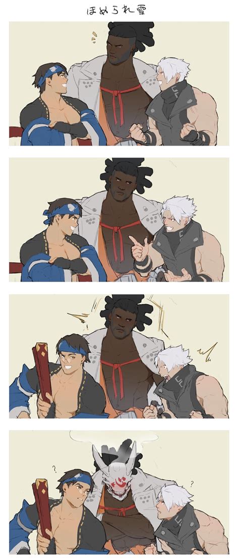 Chipp Zanuff Mito Anji And Nagoriyuki Guilty Gear And 1 More Drawn By Rek St666 Danbooru