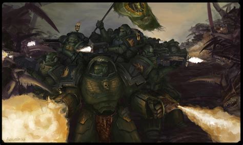 Salamanders Vs Tyranids Primaris Space Marine Salamanders Space Marine Adeptus Astartes