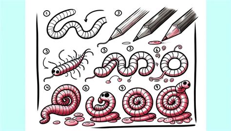 How To Draw Tapeworm Easy Step By Step Guide Trying Drawing