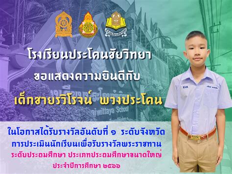 โรงเรียนประโคนชัยวิทยา โรงเรียนประโคนชัยวิทยา Facebook