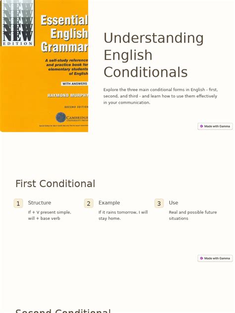 Understanding English Conditionals Pdf