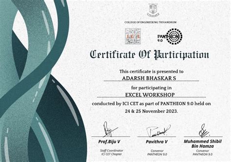 adarsh bhaskar s on linkedin excelskills dataanalysis continuouslearning pantheon9 icicet