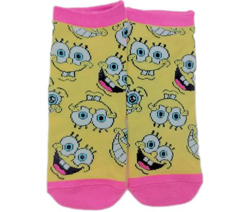 Ladies Spongebob Ankle Socks Sock Boutique