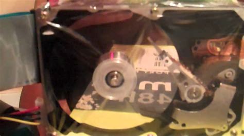 Naked Hard Disk Drive Scanning For Errors YouTube