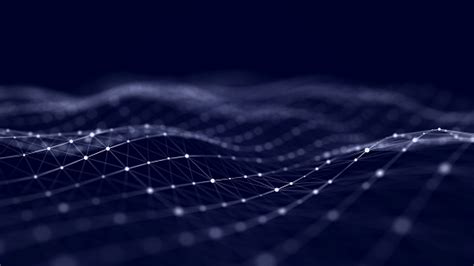 인터레이스 포인트와 라인의 물결 추상적 배경입니다 기술 스타일 빅 데이터 3d 렌더링 계획에 대한 스톡 사진 및 기타 이미지 Istock