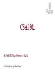 Artificial Neural Networks Training Activation Functions And Course Hero