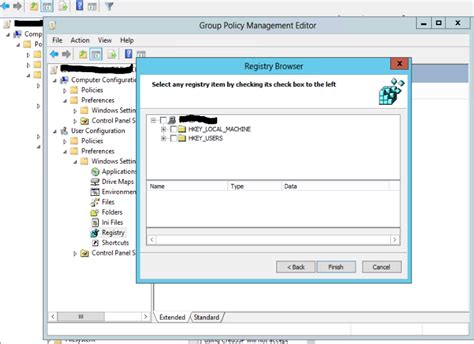Solved Push Registry Key Change Addition From Group Policy To All User Domain Computers