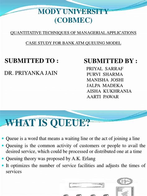 Analysis Of Queuing Theory Applied To Bank Atm Operations Pdf