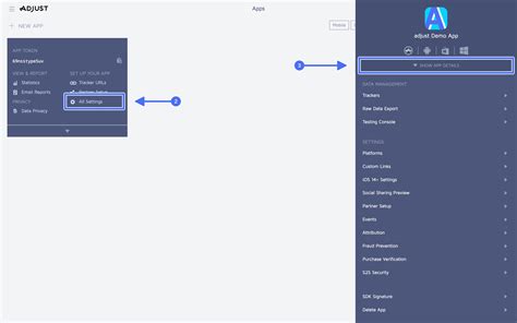 App Settings Adjust Help Center