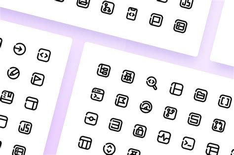 development and programming icon set icons ft ui and programming envato