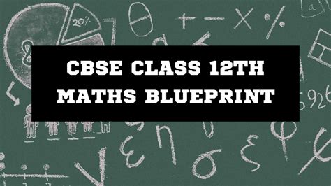 Cbse Class 12th Maths Blueprint 2026 Check Chapter Wise Weightage