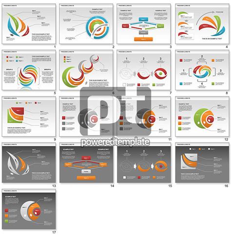 Process Stages Shapes Collection Presentation Template For Google Slides And PowerPoint