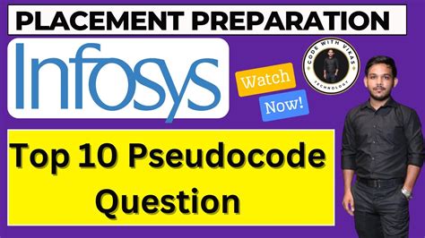 Top 10 Pseudocode Question Codewithvikas And Vikasmauryaacademy Youtube