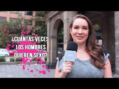 Cu Ntas Veces Quieren Tener Sexo Los Hombres Actitudfem