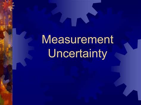 Measurement Uncertainty 1ppt