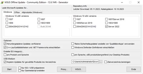 WSUS Offline Update Community Edition Andy S Blog