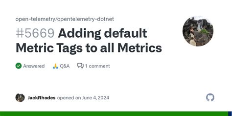 Adding Default Metric Tags To All Metrics Open Telemetry