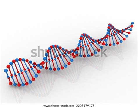 3d Render Dna Structure Abstract Background Stock Illustration 2205179175 Shutterstock
