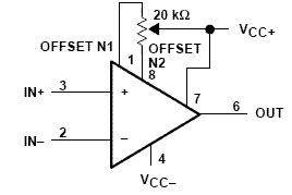 Electronic Device And Electronic Circuit Input Offset Voltage Null Circuit