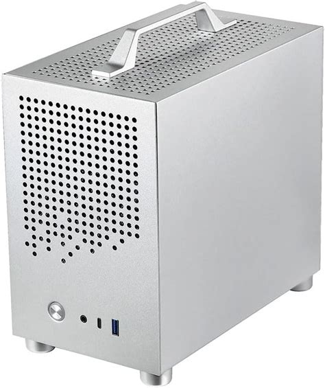 Amazon Jppium（ジュピウム） Micro Itx ケース Pc ケース Sktc A17 Sgcc コンピューター ケース サポート Micro Itx Mini Pc