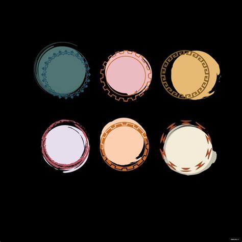 Free Floral Circle Border Vector Download In Illustrator EPS SVG PNG Template Net