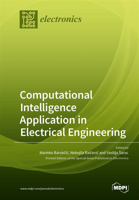 Computational Intelligence Application In Electrical Engineering Mdpi Books