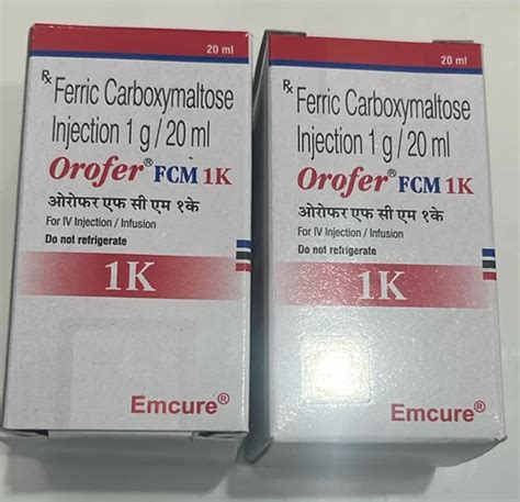 Orofer Fcm 1k Injection At ₹ 3000 Vial Ferinject Injection In New