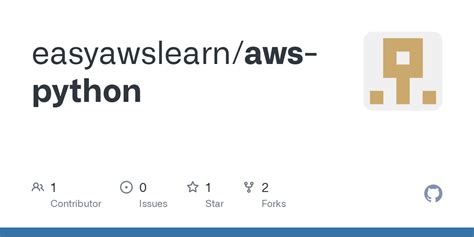 Github Easyawslearnaws Python