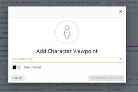 Adding A Character Viewpoint To The Subplot Manager Novel Factory