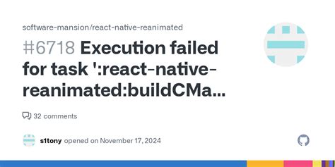 Execution Failed For Task React Native Reanimated
