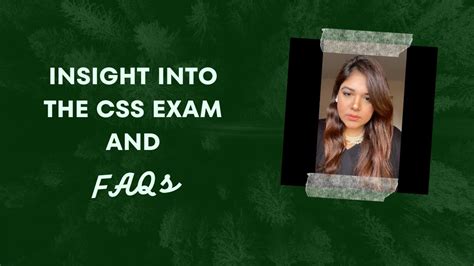 Insight Into The Css Exam With Shanza Faiq Youtube