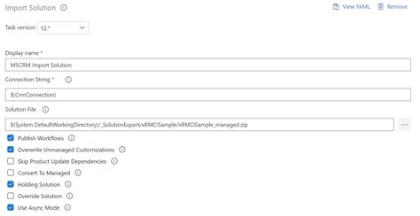Apply Solution Upgrade Issue · Issue 195 · Waelhamzedyn365 Ce Vsts