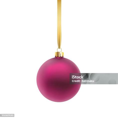 바이올렛 크리스마스 공 흰색 배경에 고립입니다 벡터 일러스트입니다 12월에 대한 스톡 벡터 아트 및 기타 이미지 12월 3차원 형태 계절 Istock