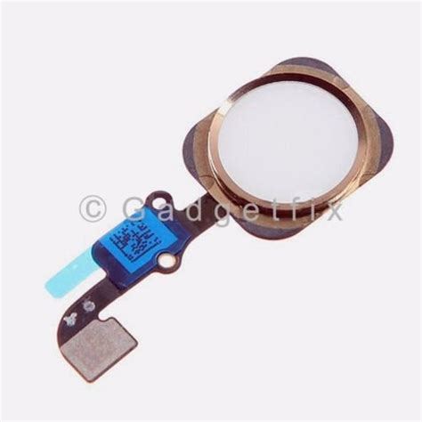 Us Gold Iphone 6 Flex Cable Fingerprint Touch Id Sensor Home Button Connector 351990888623