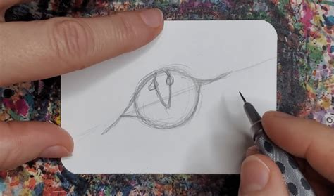 How To Draw A Cat Eye With Markers Art By Ro How To Draw A Cat Eye With Markers Art By Ro