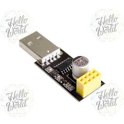 Módulo Usb Esp8266 Programador Módulo Wifi Hello World Electronics