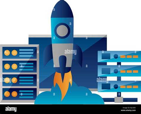 Computer Database Center Cpu Startup Stock Vector Image And Art Alamy