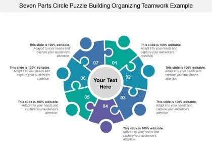 Parts Circle Diagram Slide Team